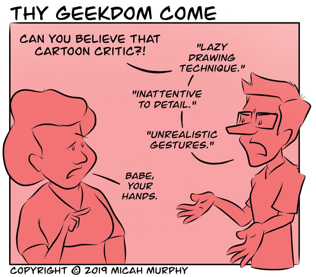 Lazy Drawing - Thy Geekdom Come