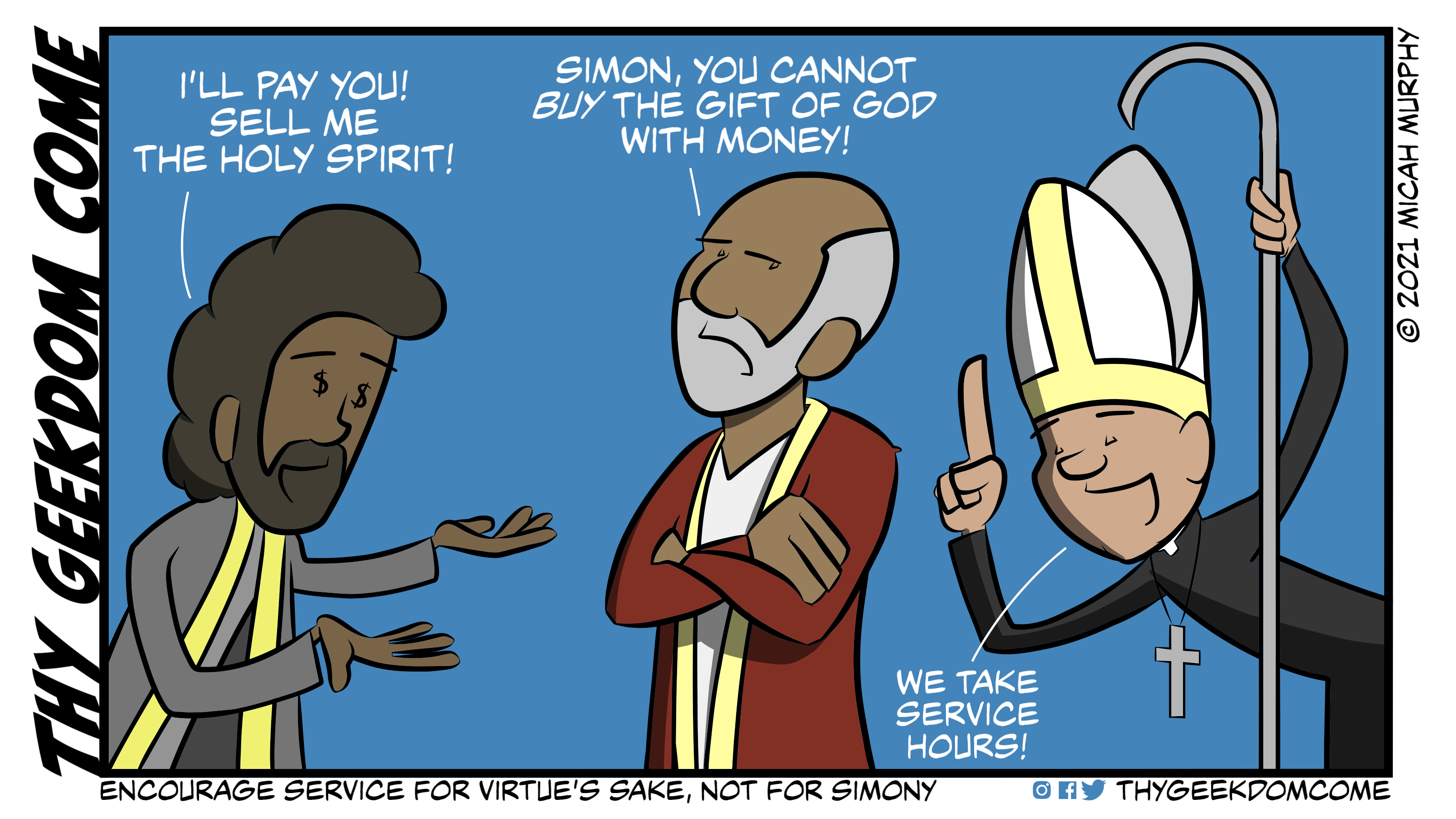 Purchasing the Seal: Confirmation and the Sin of Simony - Thy Geekdom Come