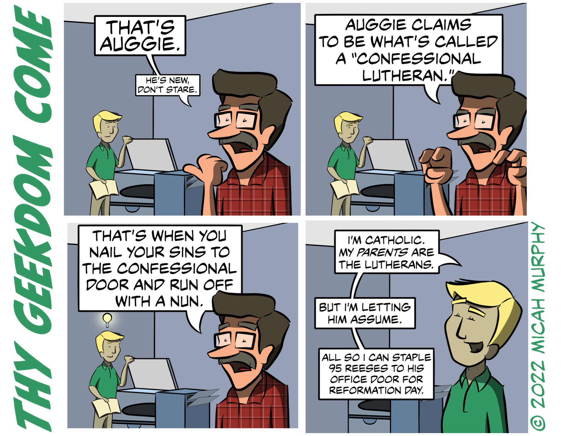 Auggie - Thy Geekdom Come