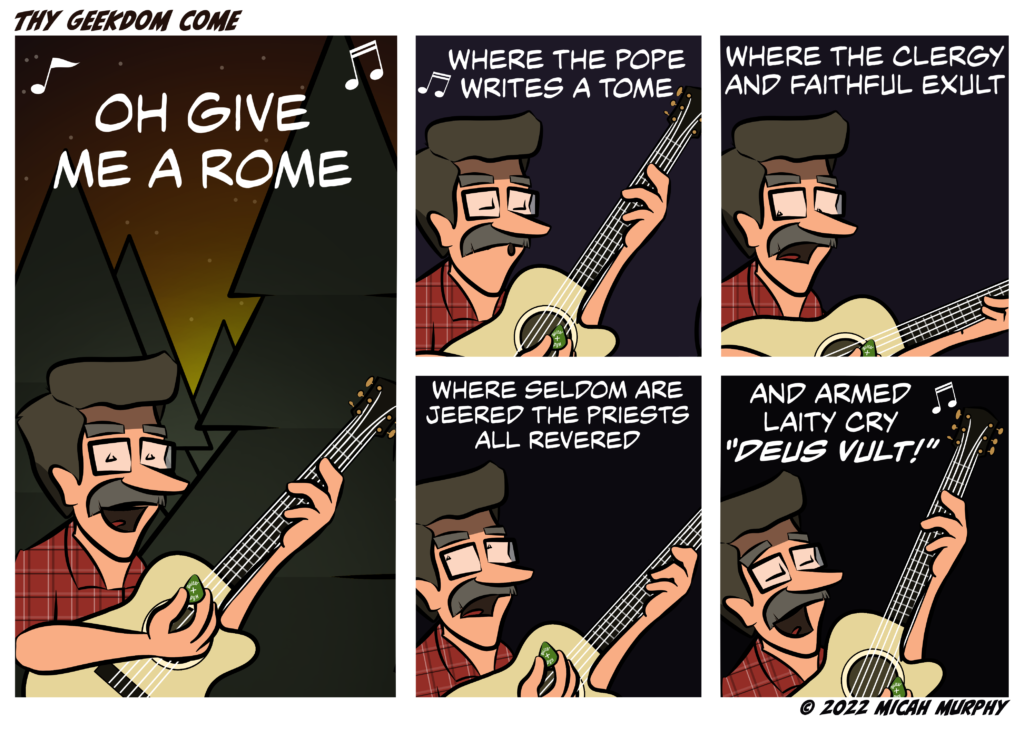 Print: Fireside Song - Thy Geekdom Come